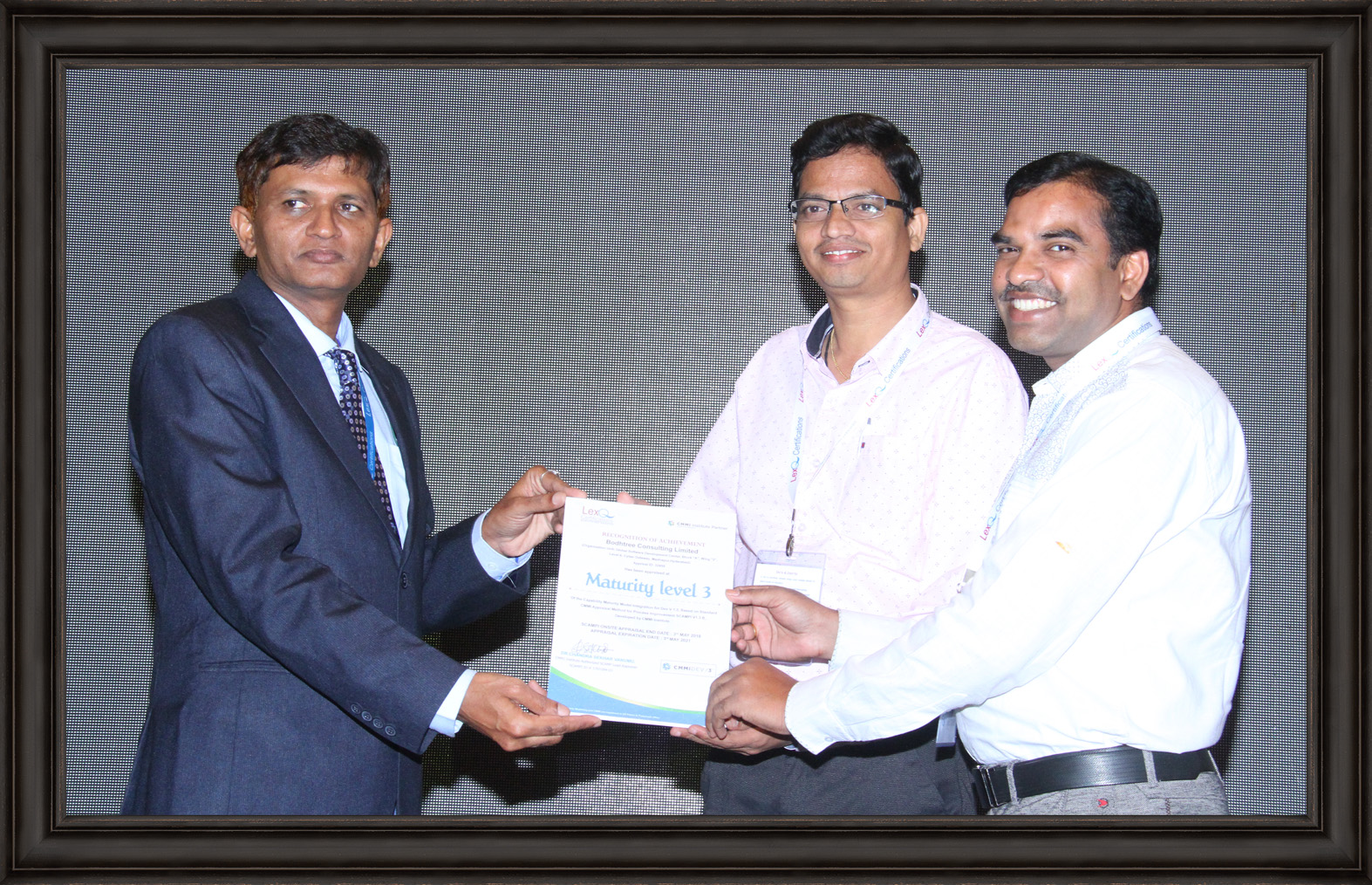 Bodhtree Consulting Ltd Cmmi Level3 Appraisal Lex Q Certfications